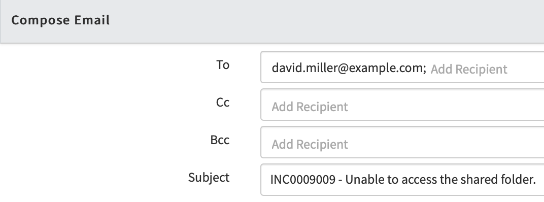 ServiceNow – Override Fields in the Email Client Template – A Little ...