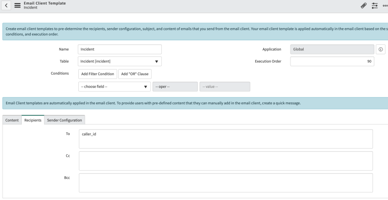 ServiceNow – Override Fields in the Email Client Template – A Little ...